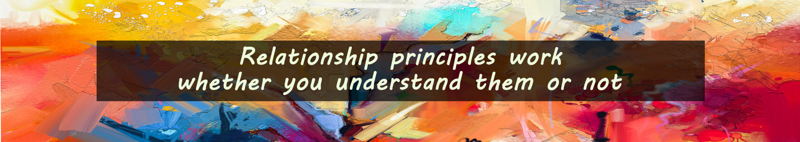 Relationship Principles - Management By Strengths