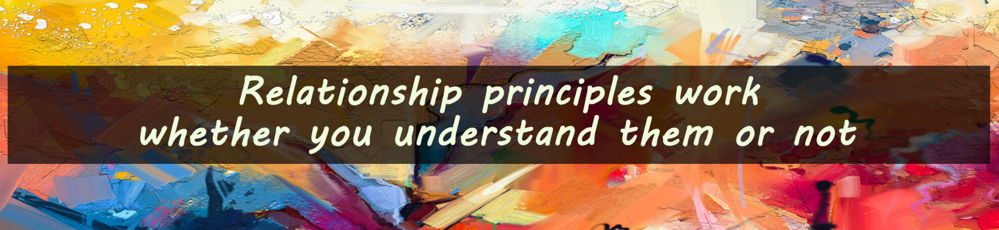 Relationship Principles - Management By Strengths